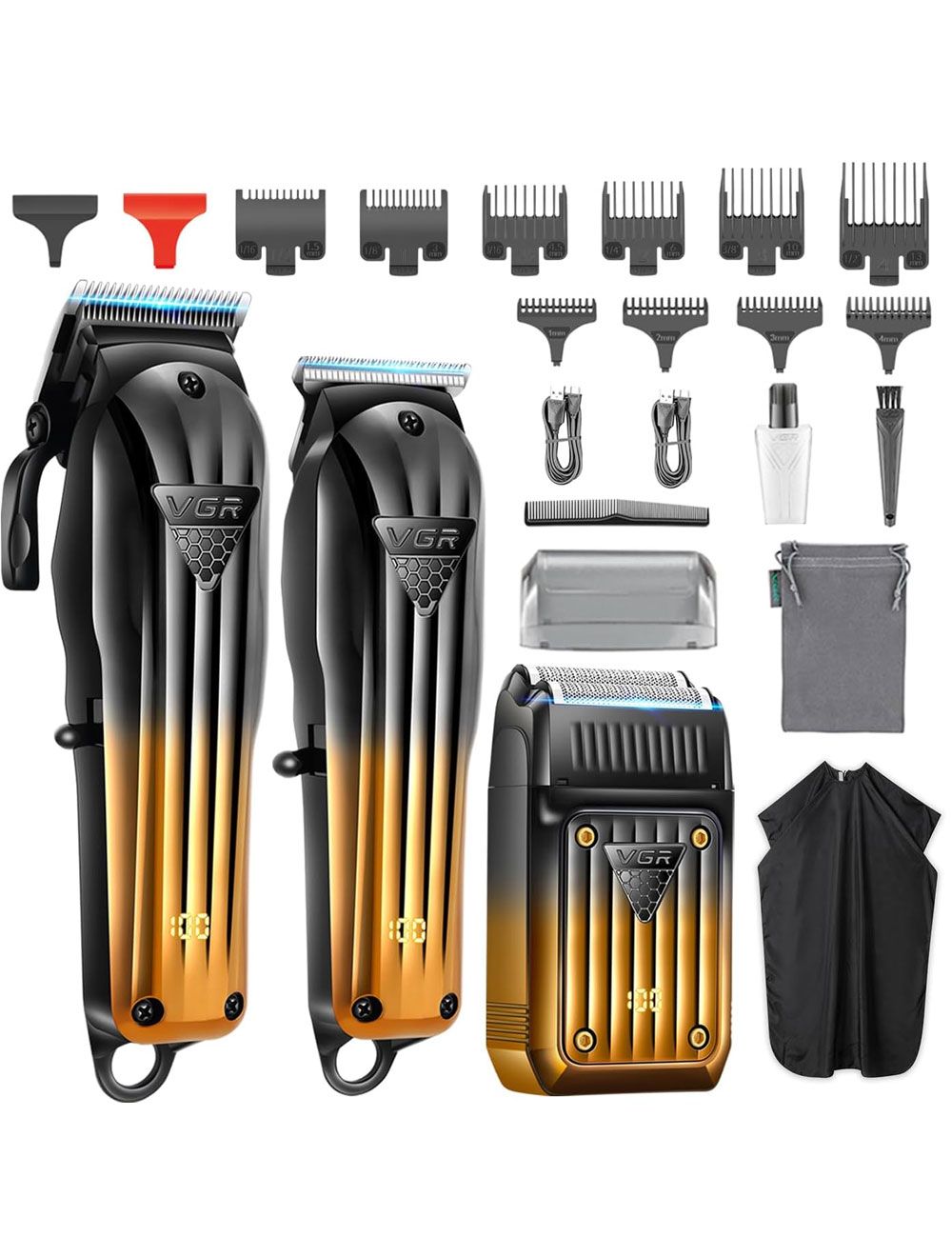 VGR V-644 Professional 3-in-1 Electric Shaver for Men – 2000mAh ...
