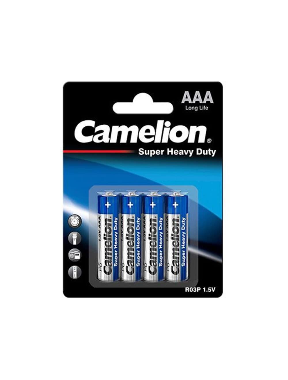 Camelion Battery 550mAh Super Heavy Duty R03 AAA R03P-BP4BR03P | 2B Egypt