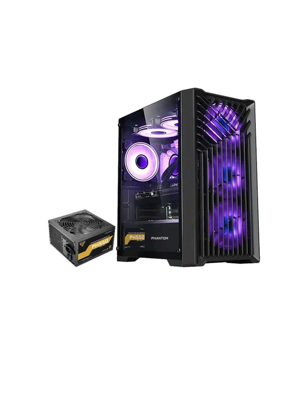 Phantom Storm X Micro Atx 4 FAN - Mb Support(M-ATX/ITX ) | 2B Egypt