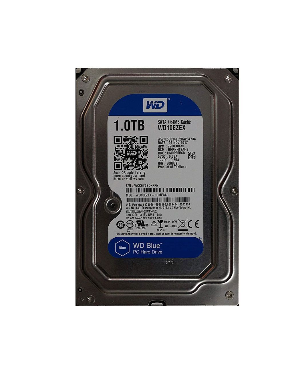 Western Digital Internal Disktop Hard Disk Drive 1TB - Blue | 2B Egypt