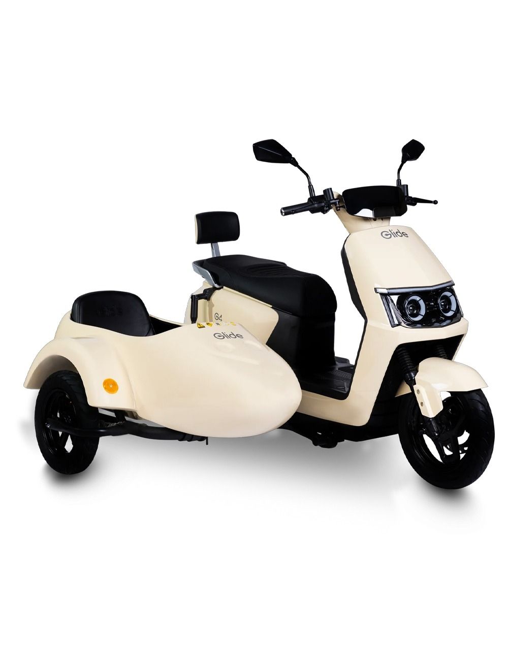 Glide G4 Scooter With Side Car - Creamy | 2B Egypt