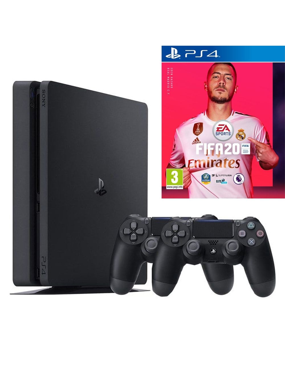 Sony PlayStation 4 1TB + 2 Game Pad + Fifa 2020 English Edition | 2