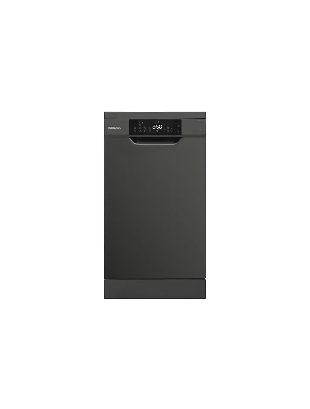 Tornado Dishwasher 10 Person 45 cm Digital 7 Programs - Black - TDV ...