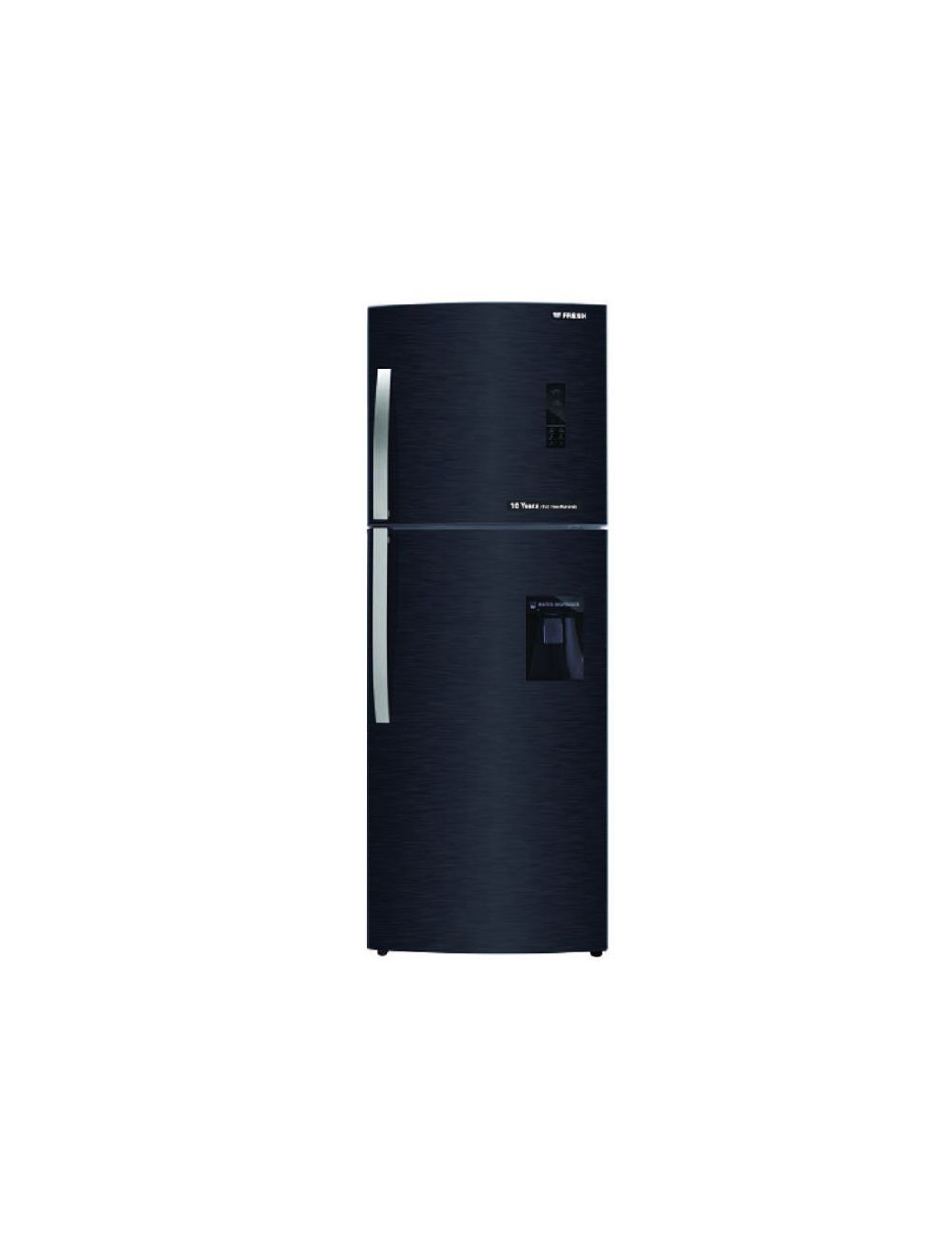 Fresh Refrigerator No Frost - 397Liters - Black - 6791 - FNT-D470