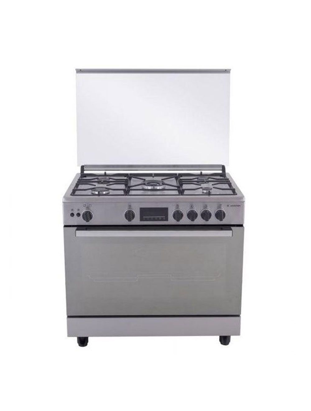 Ariston Gas Cooker 90 Cm 5 Burners with Air Fryer Function - Stainless ...