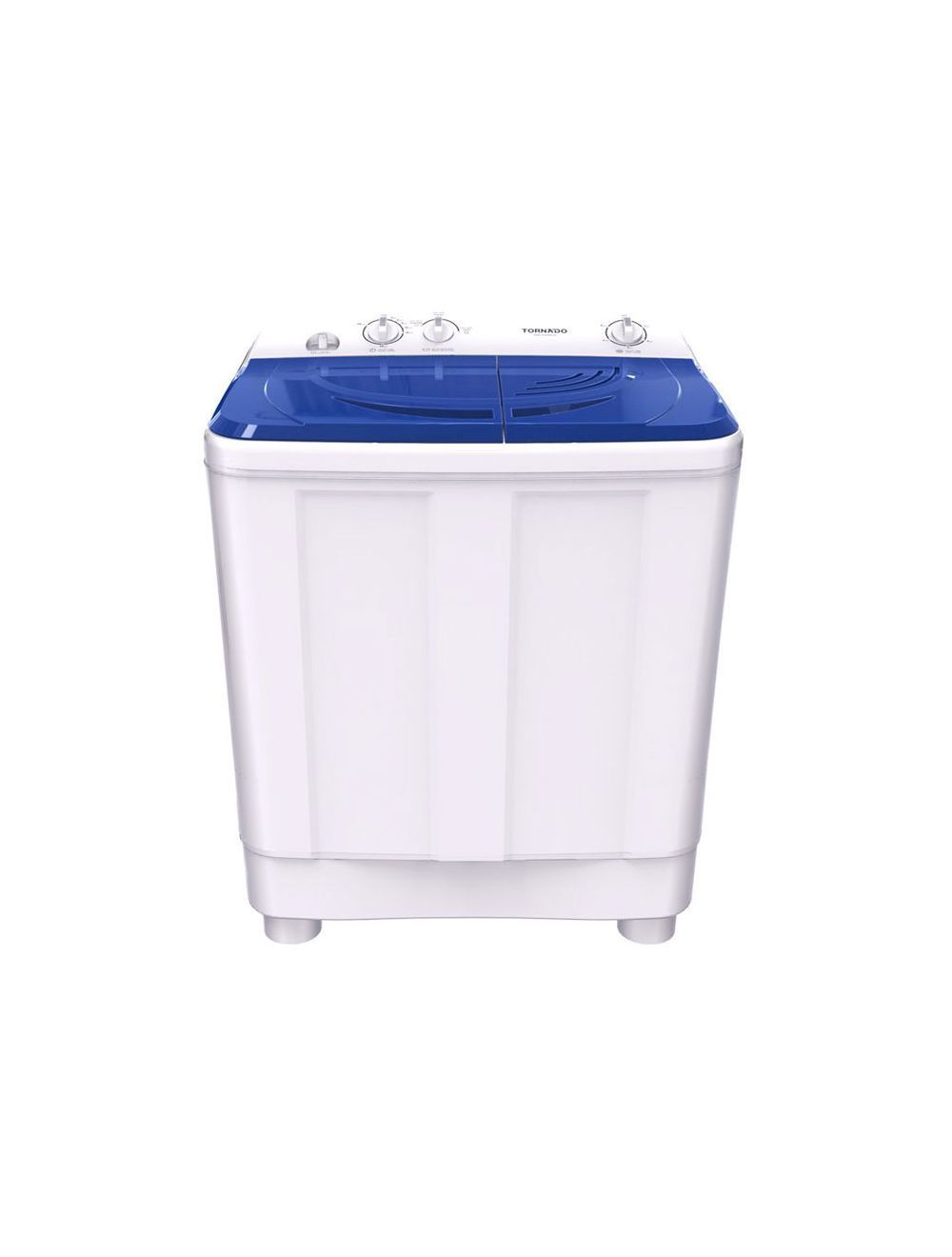 Tornado Washing Machine Half Auto 7 Kg - White x Blue - TWH-Z07DNE-