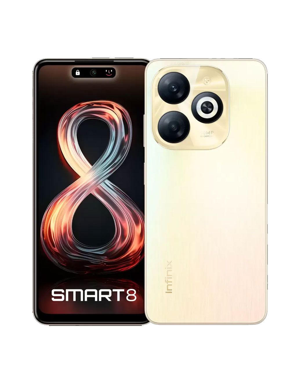 Infinix Smart 8 - 2GB RAM - 64GB - Gold | 2B Egypt