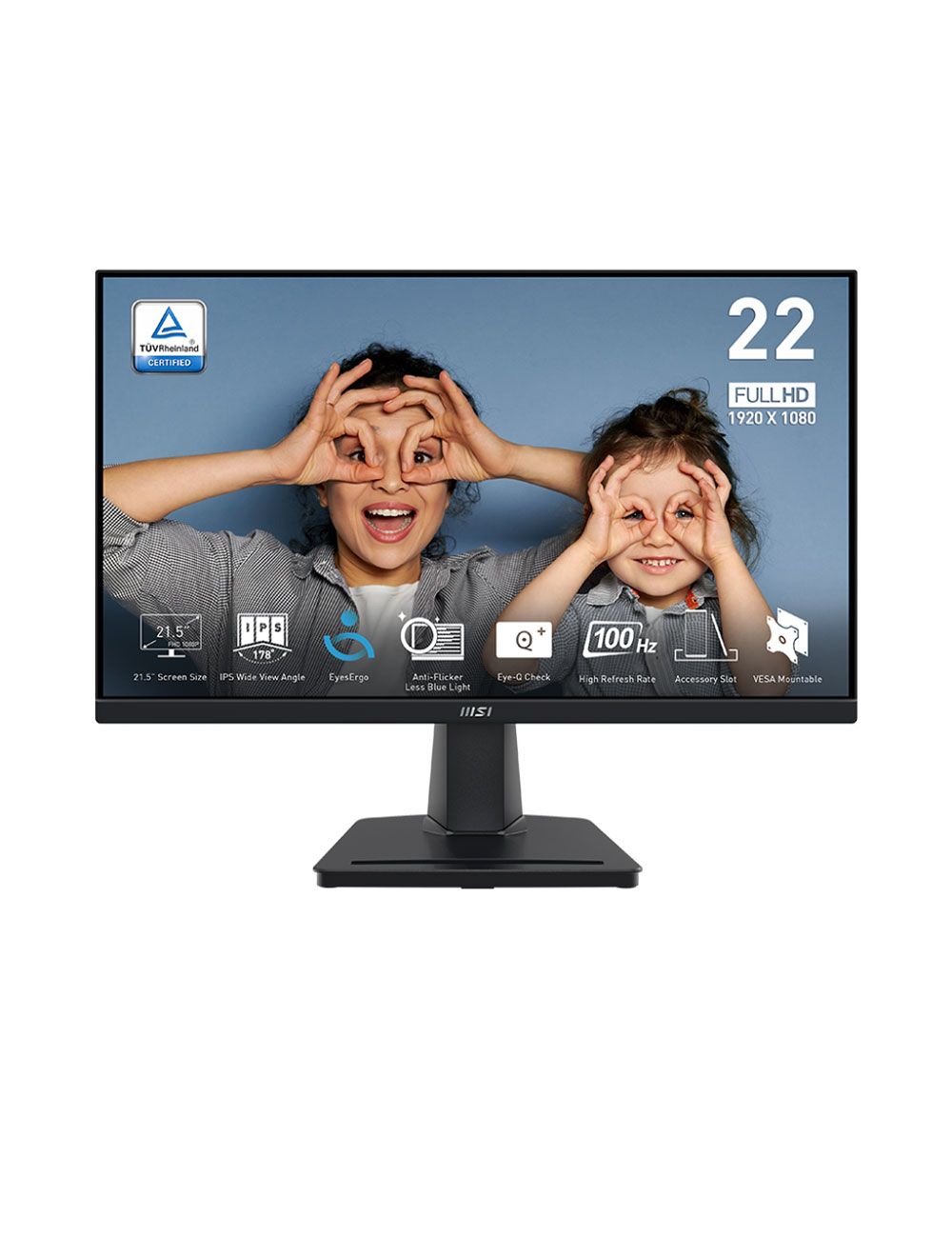 MSI 22 FHD Monitor IPS 100 Hz - PRO MP225 | 2B Egypt
