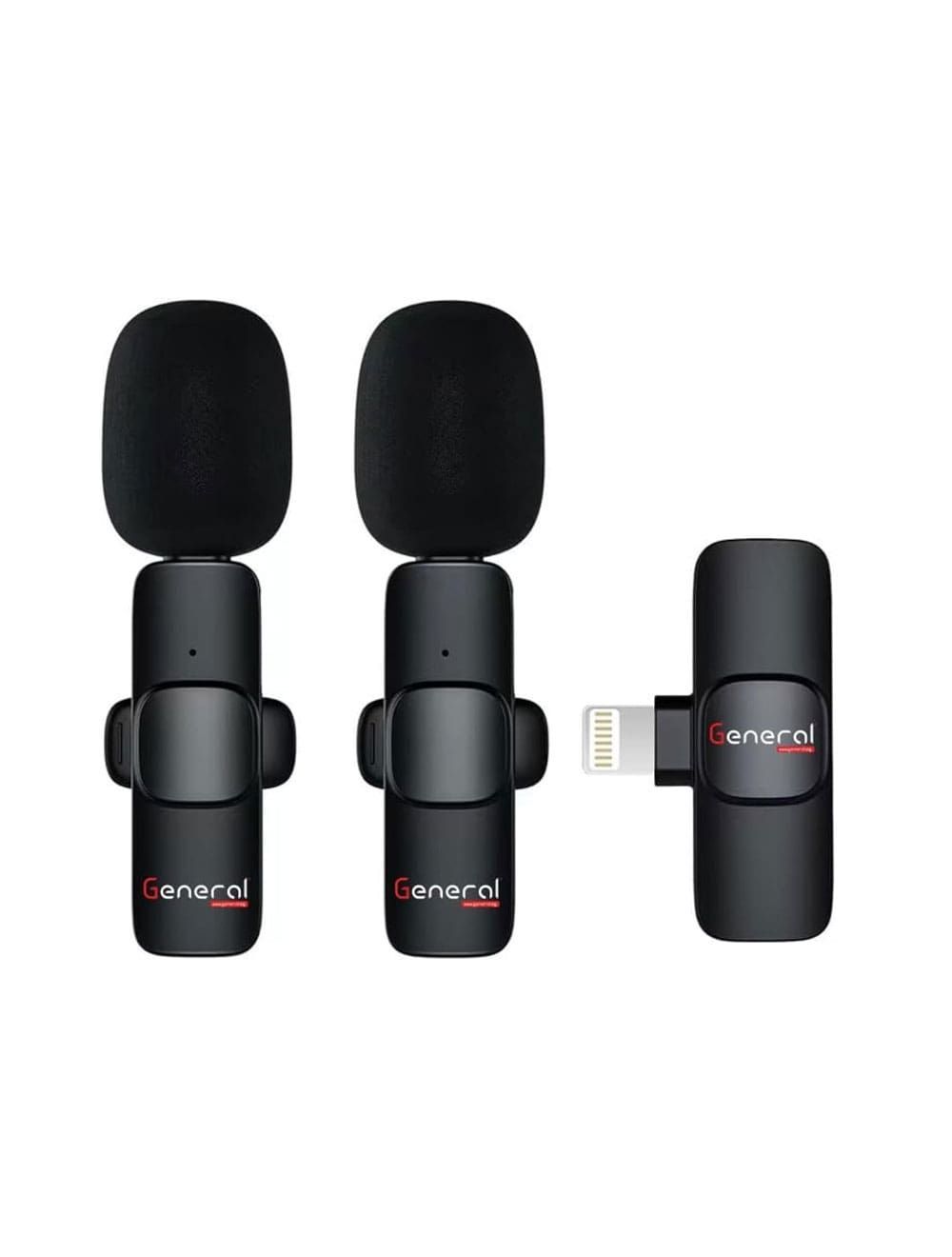 General K10 K2 Lavalier Microphone Wireless Mini Microphone & Play for ...