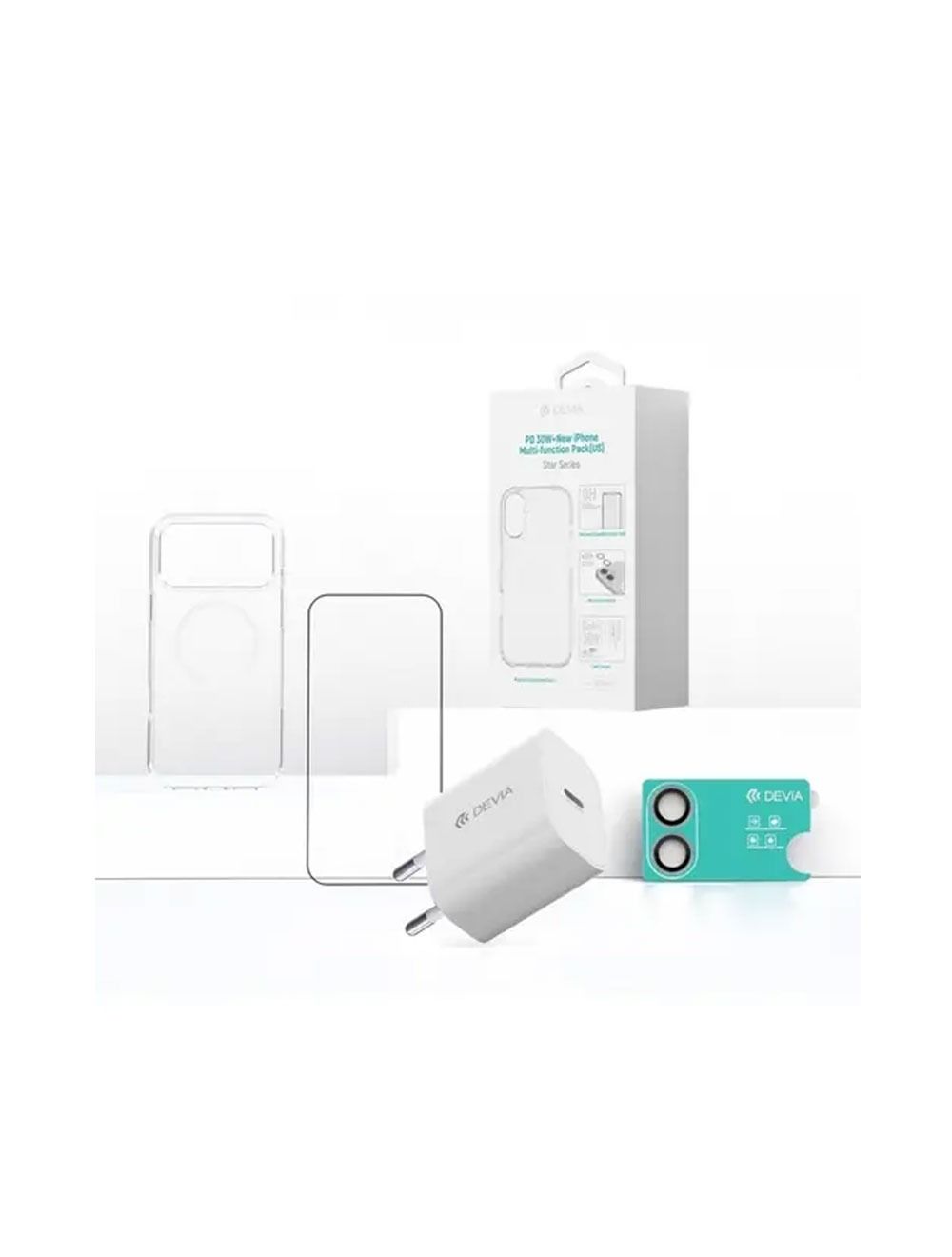 Devia Star Series For iPhone 17 Multi-function PACK ( Screen / Lens ...