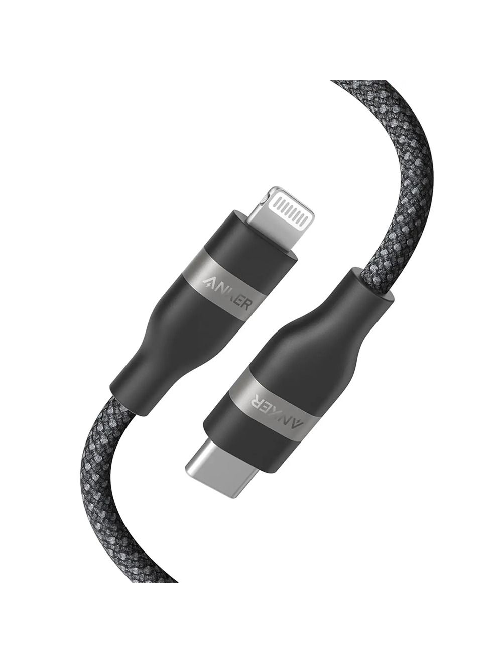 Anker USB-C to Lightning Cable 3ft Braided B2C A82B2011- Black 2B Egypt