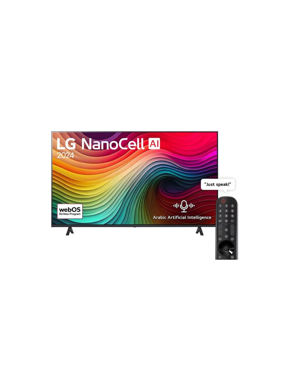 LG TV 65" Inch Nanocell 4K Smart AI Magic remote webOS24 (2024 ...