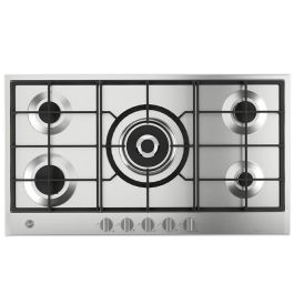 Hoover Built-In Hob 90 x 60 - 5 Gas Burners - Stainless - HHG94K3X EGY ...