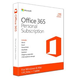 Microsoft Office 365 Personal Subscr 1 Yr-1user-6Device - QQ201384 | 2B ...