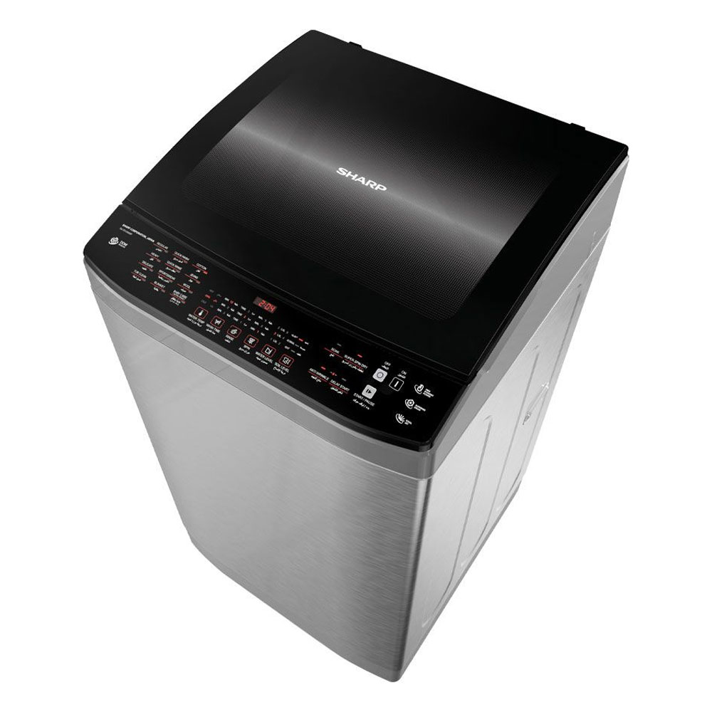 Sharp Washing Machine 13 Kg Top Loading DDM Inverter - Stainless - ES ...