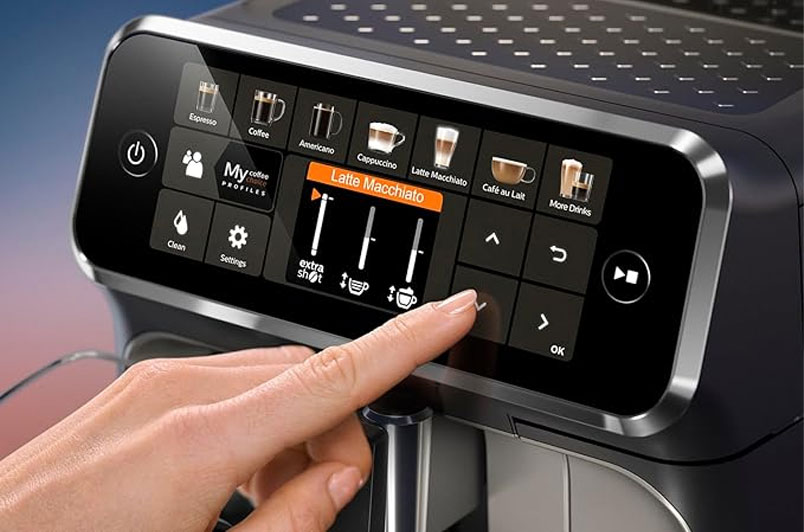 Philips Versuni 5400 Series Fully Automatic Espresso Machine Latte Go ...