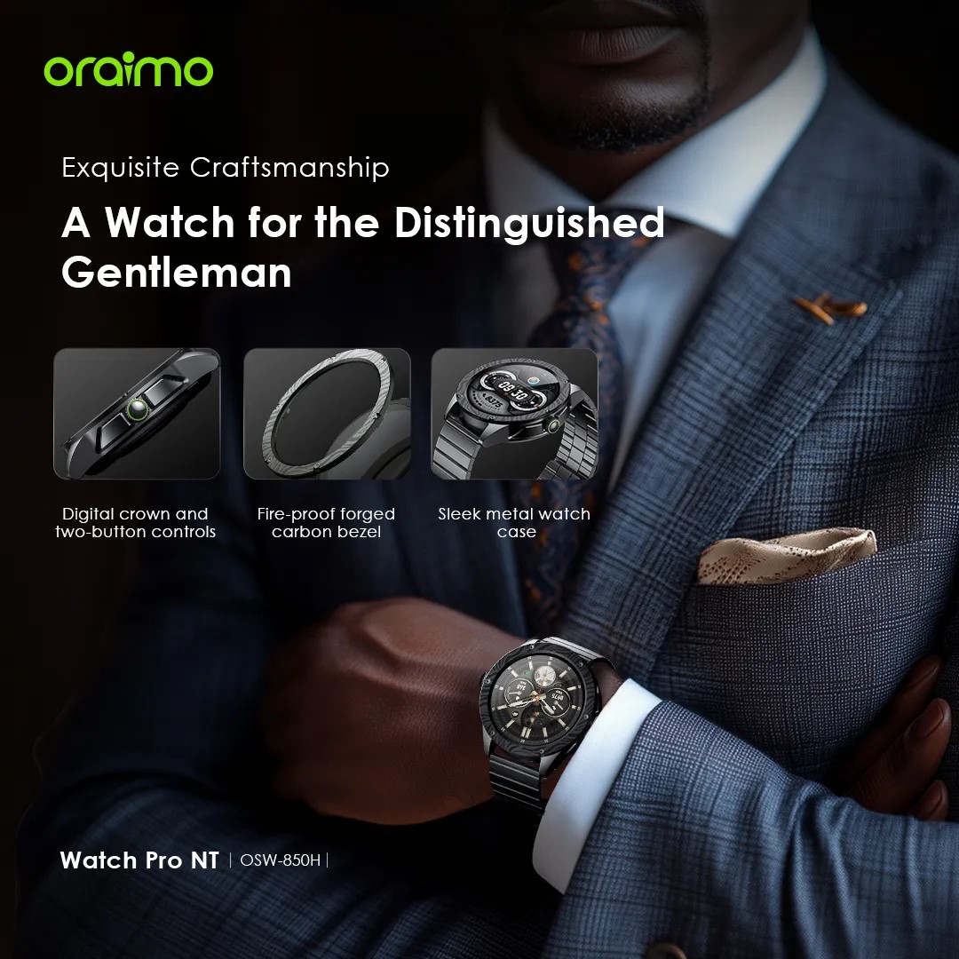 Smart Watch Oraimo Smart Watch OSW-16 - Black| 2B Egypt