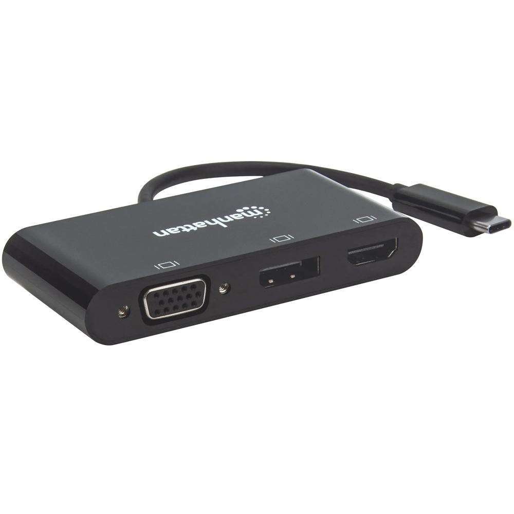 Manhattan كابل من USB-C الى Multiport A/V محول - MST Hub - | توبى م