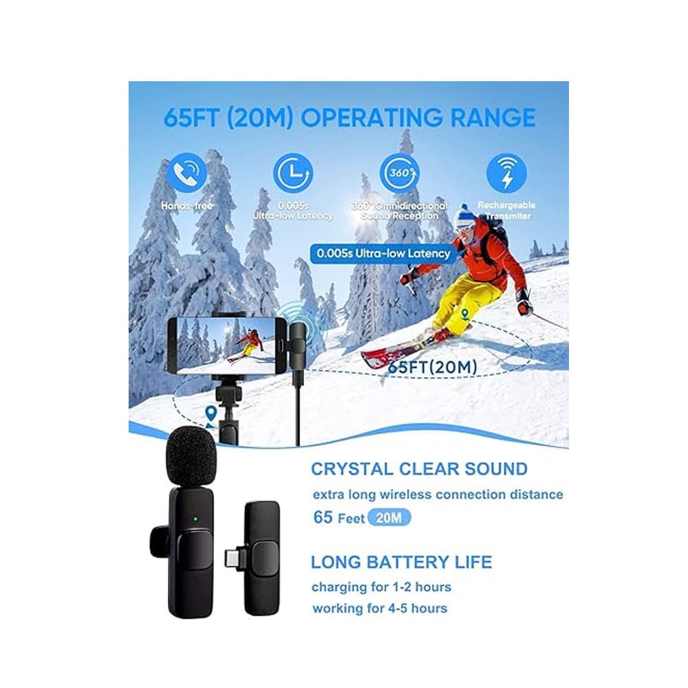 General K10 k1 Microphone for Smartphone Wireless Mini Microphone Plug ...